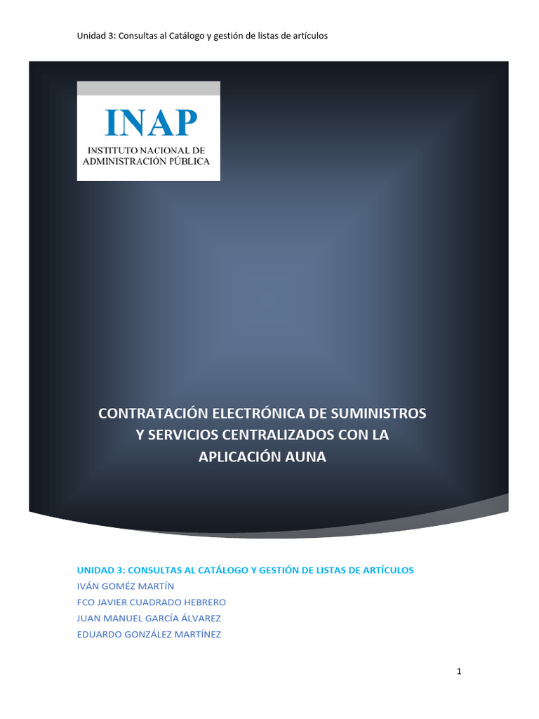 Unidad-03-Consultas Al Catalogo y Gestion Lista Artículos | Descargar ...