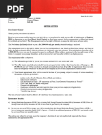 LTI Mindtree Offer Letter | PDF