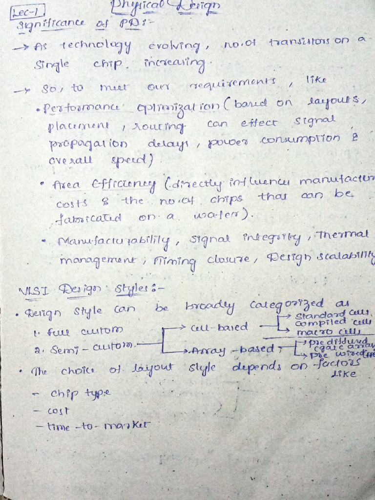 Physical Design - 01 | PDF