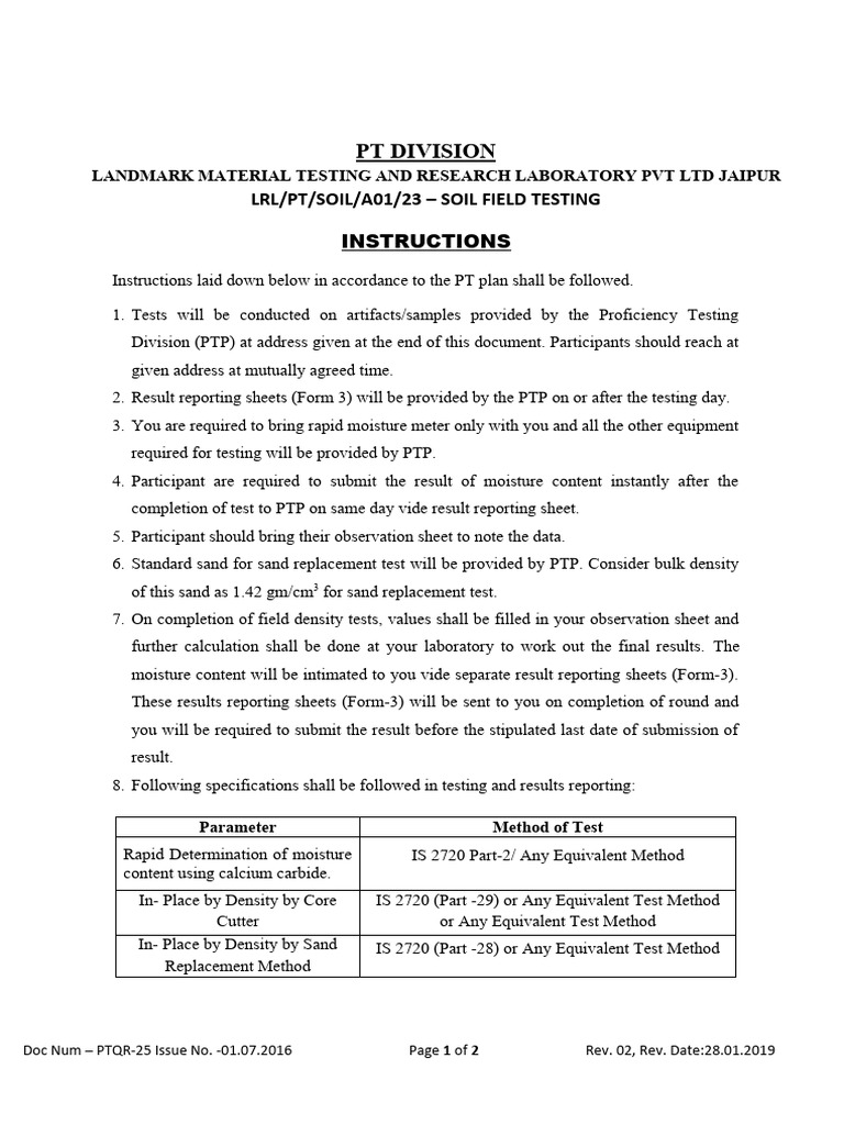 Instructions A01 | PDF