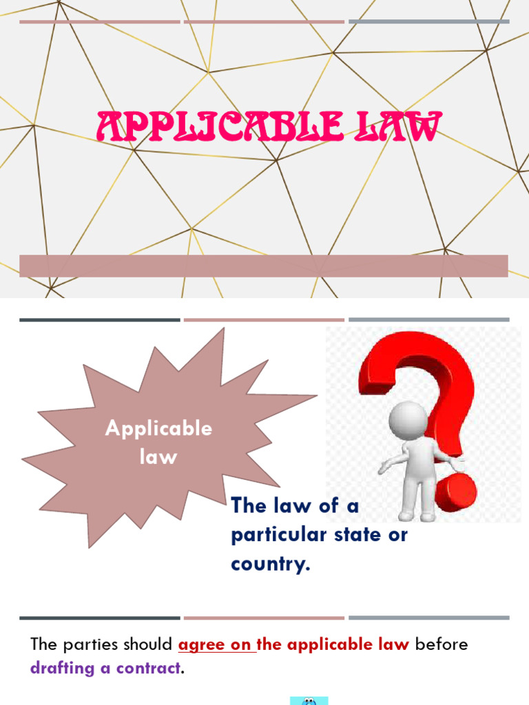 Applicable Laws-Incortems | PDF | Business Law | Common Law