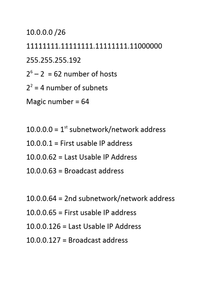 Bsit1i Examples Subnet | PDF