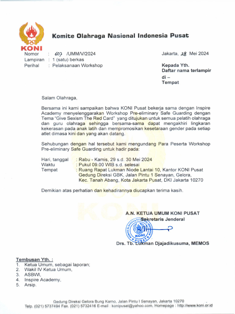 607-Pelaksanaan Workshop | PDF