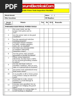 Oxy-Acetylene Cutting & Welding Torch Checklist | PDF
