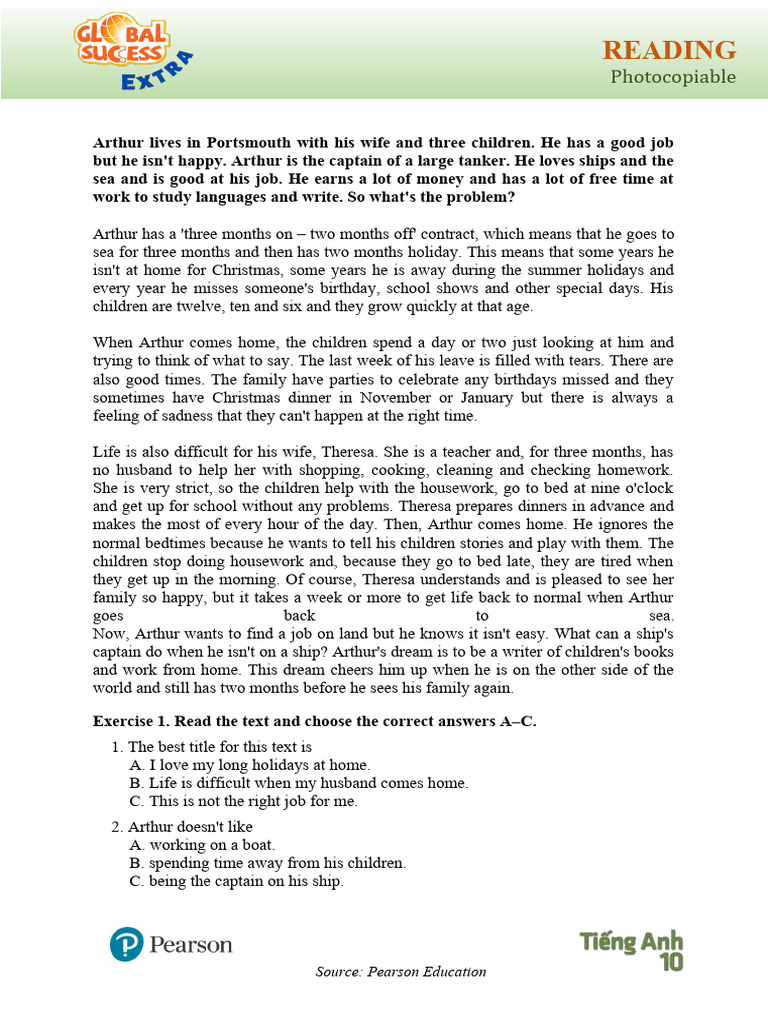 Unit 1 Extra - Reading | PDF