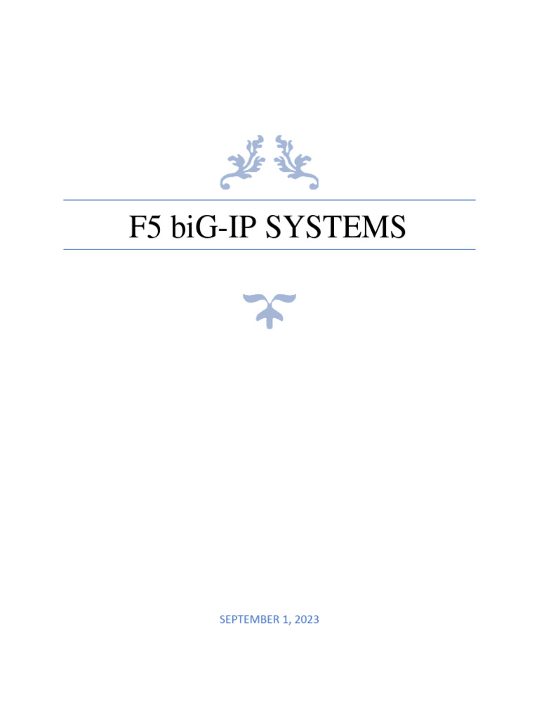 F5 Course Outline Download Free Pdf Internet Information