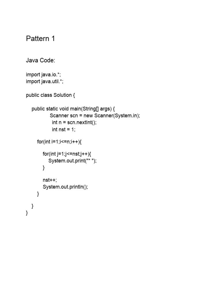 Cohort 1 Class 6 (Patterns) | PDF | Namespace | Control Flow