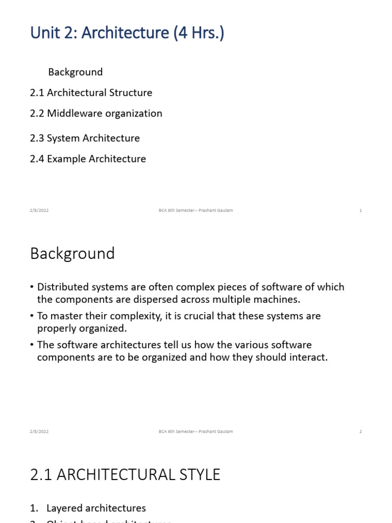 Unit 2 | PDF | Peer To Peer | Client–Server Model