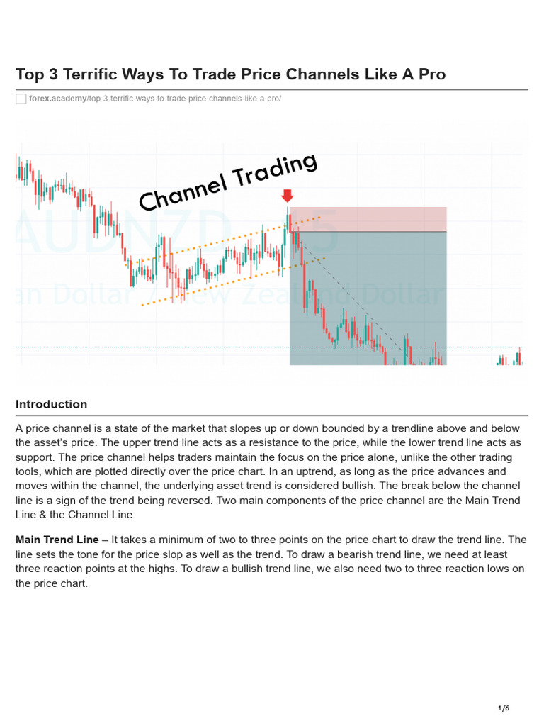 Forex - Academy-Top 3 Terrific Ways To Trade Price Channels Like A Pro ...