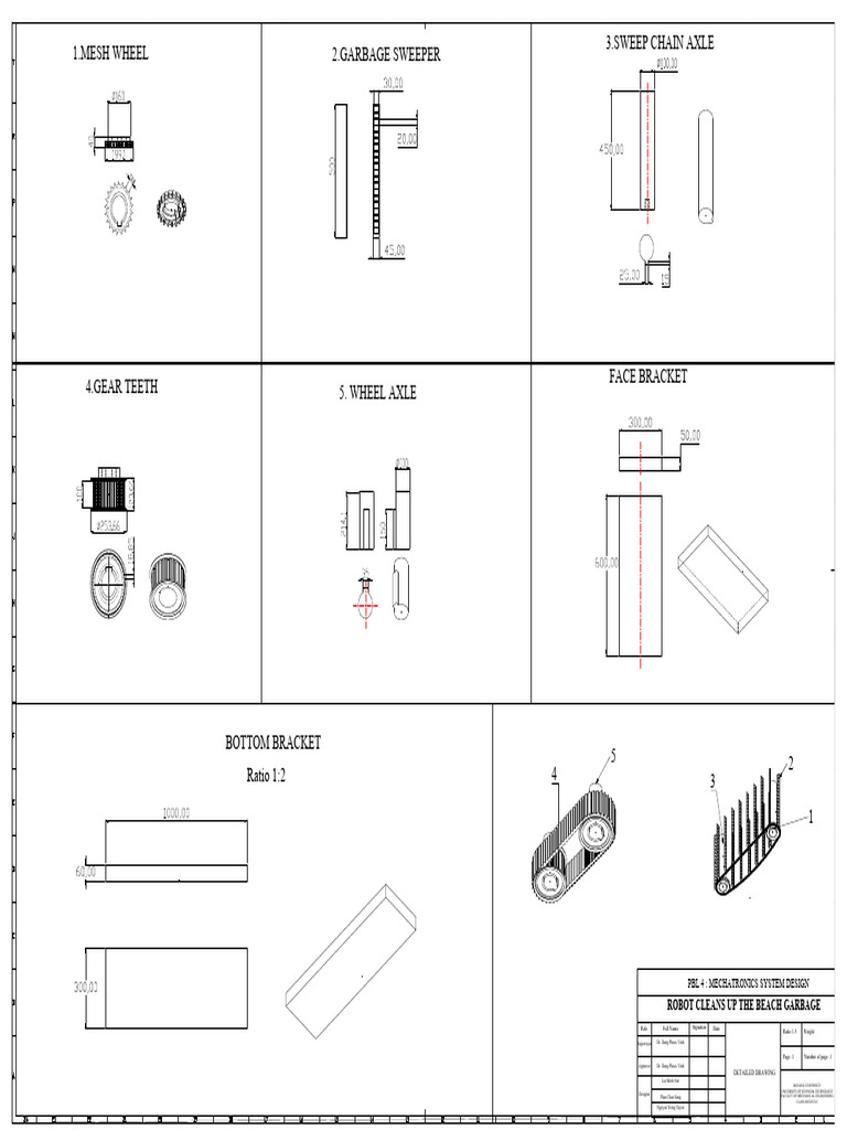 Detailed Drawing | PDF | Vehicles | Mechanical Engineering