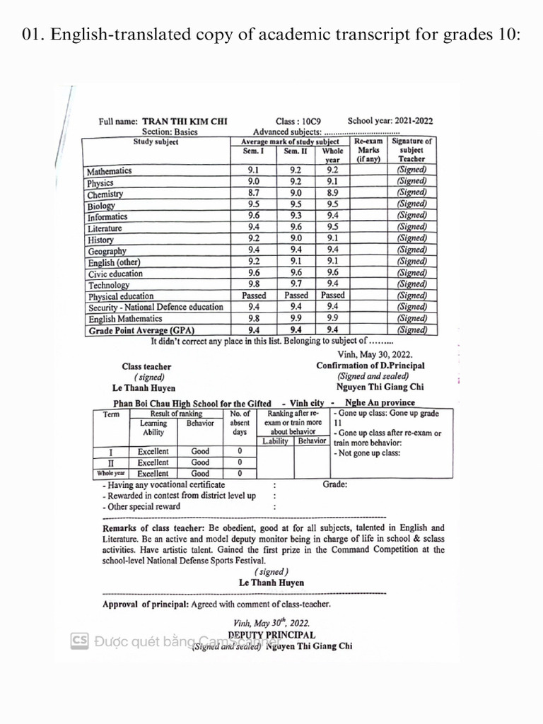 Academic Certificate | PDF