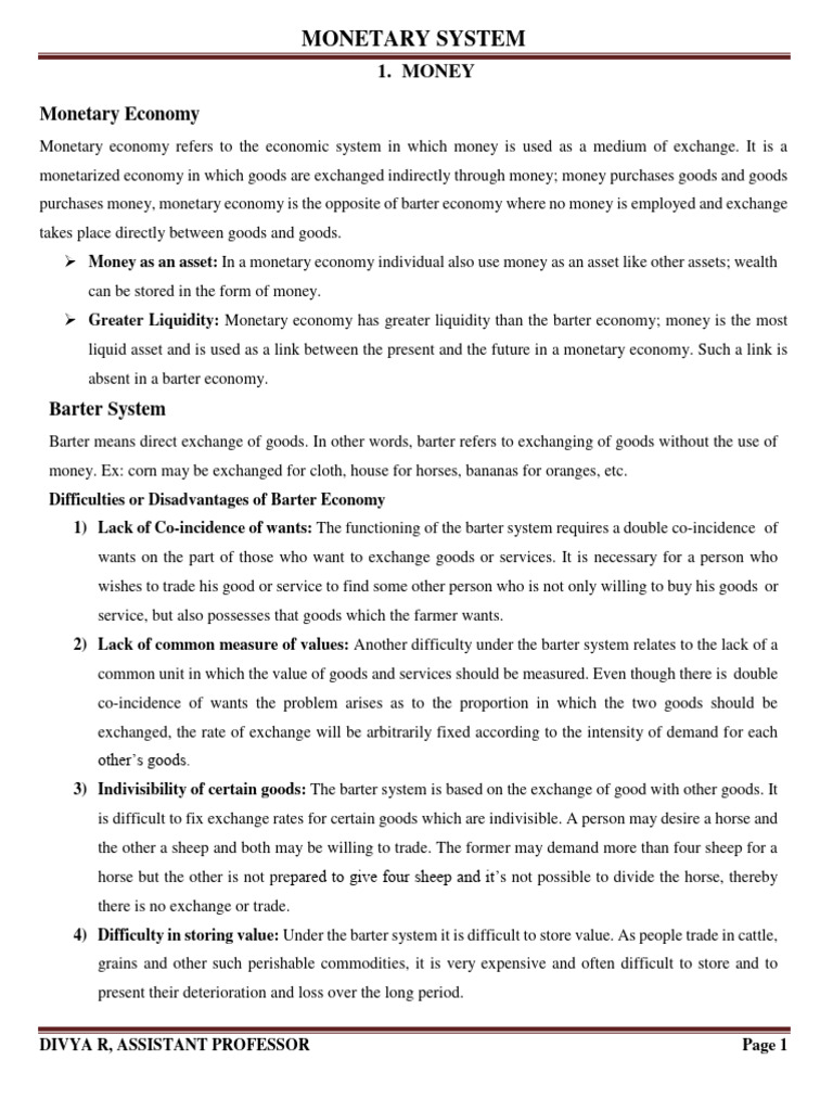 Understanding Money and Barter Systems | PDF | Money | Legal Tender