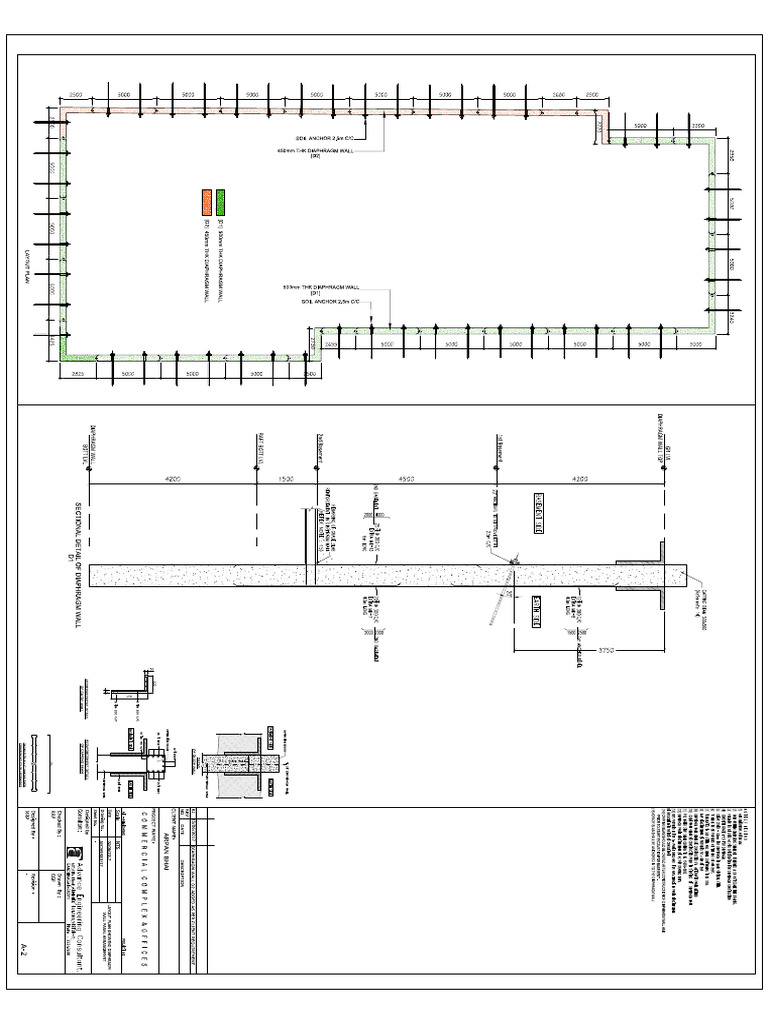 d1 Dwal Commercial Center Detail - r1 01 Plan | PDF