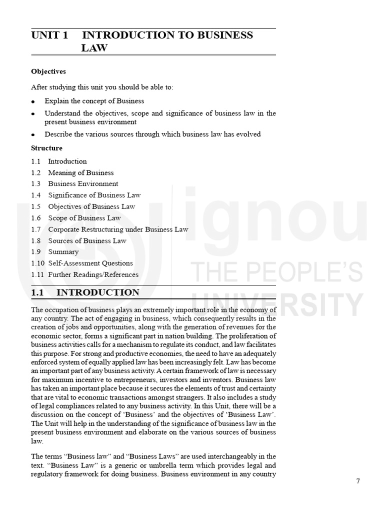 Unit-1 | PDF | Case Law | Business
