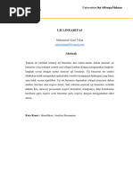 Uji Linearitas dalam Statistika Matematika | PDF | Metode & Bahan Ajar