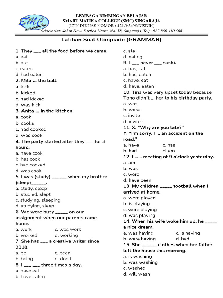 Latihan Soal Olimpiade | PDF