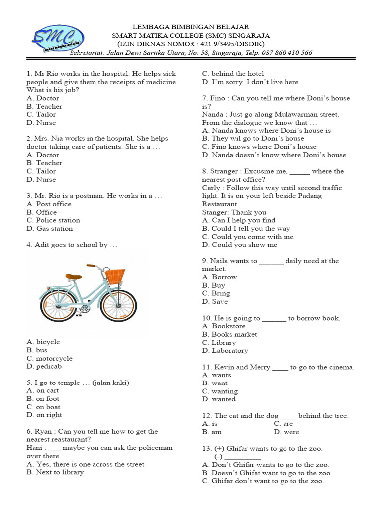 Latihan Soal USBN Kelas 6SD | PDF | Health Care