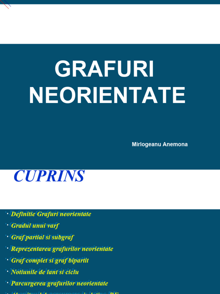 Grafuri Neorientate | PDF