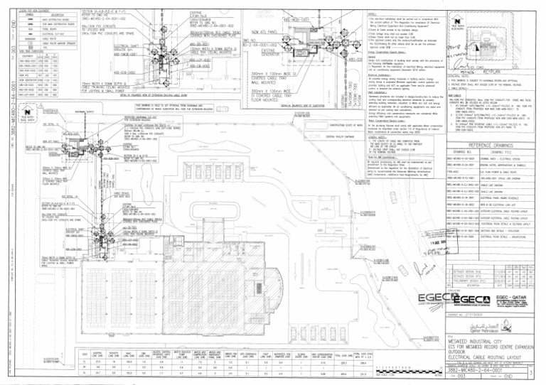 Outdoor Electrical Cable Routing Layout | PDF