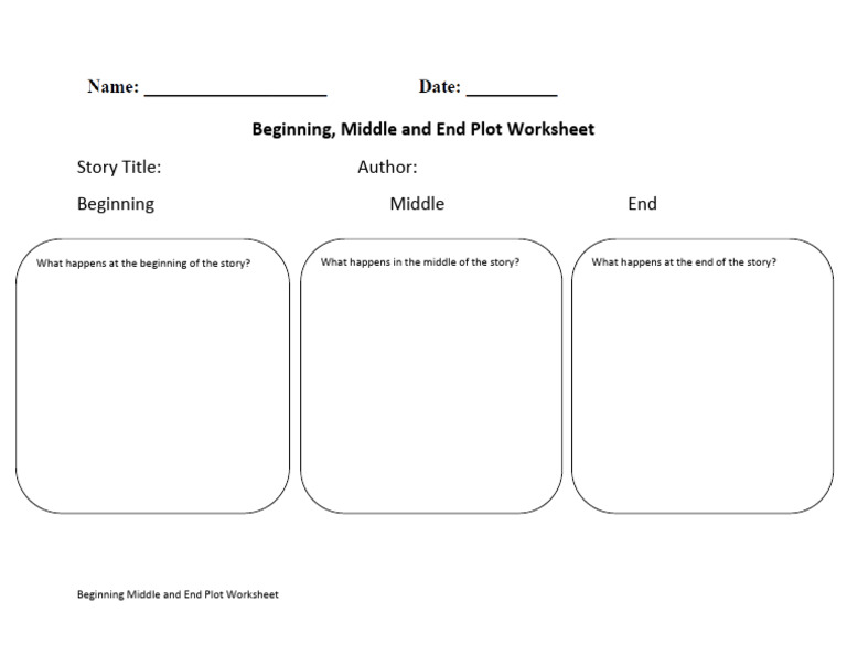 Plot Structure Worksheet Guide | PDF | General Fiction