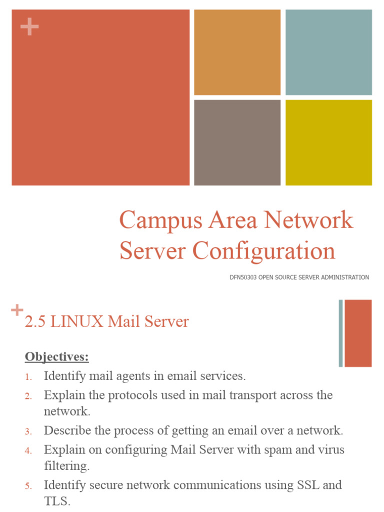 Chapter 2 Campus Area Network Server Configurations | PDF | Transport Layer Security | Public ...