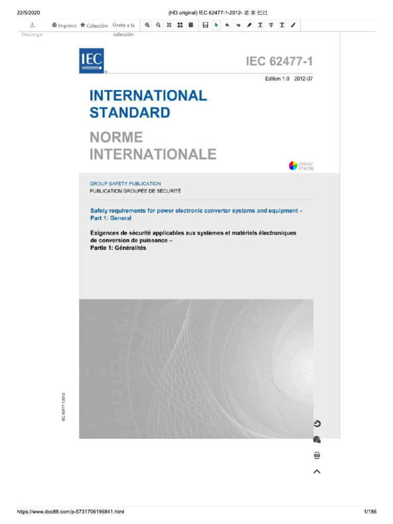 Iec 62477 1 2012 PDF Free | PDF