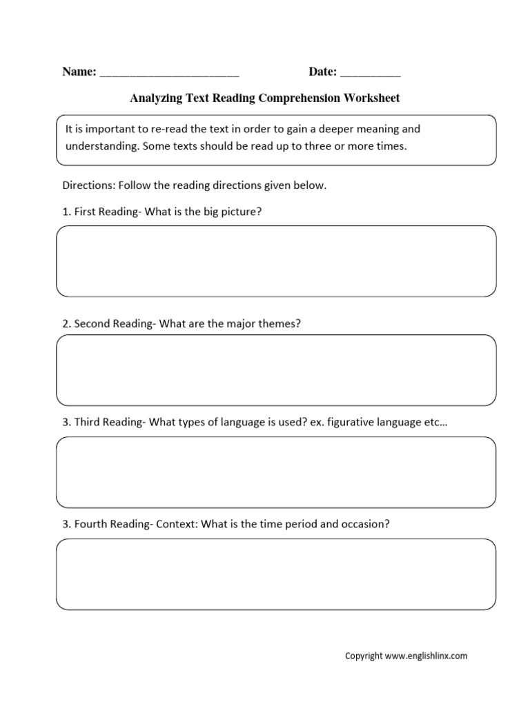 Analyzing Text Reading Comprehension | PDF