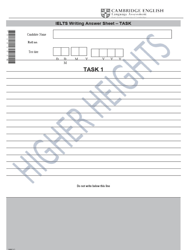 Writing Answer Sheets PDF | PDF