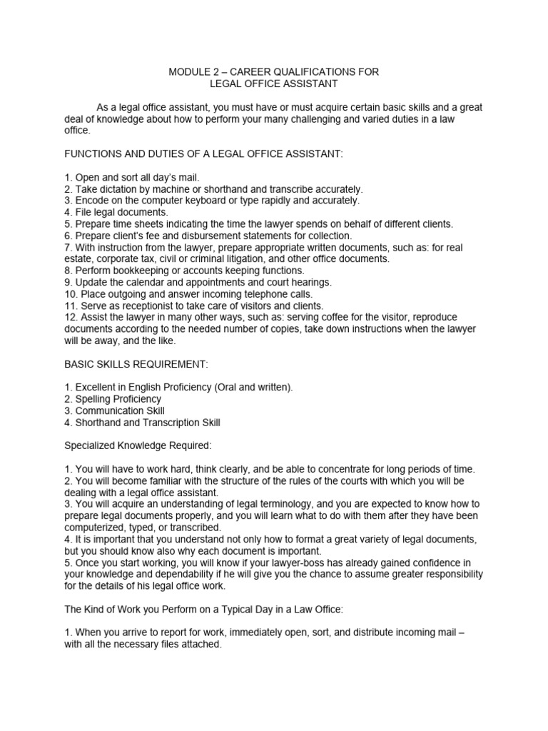 Oa6 Module 2 | PDF | Lawyer | Knowledge