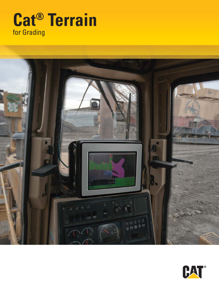 Cat Terrain For Grading | PDF | Mining | Software