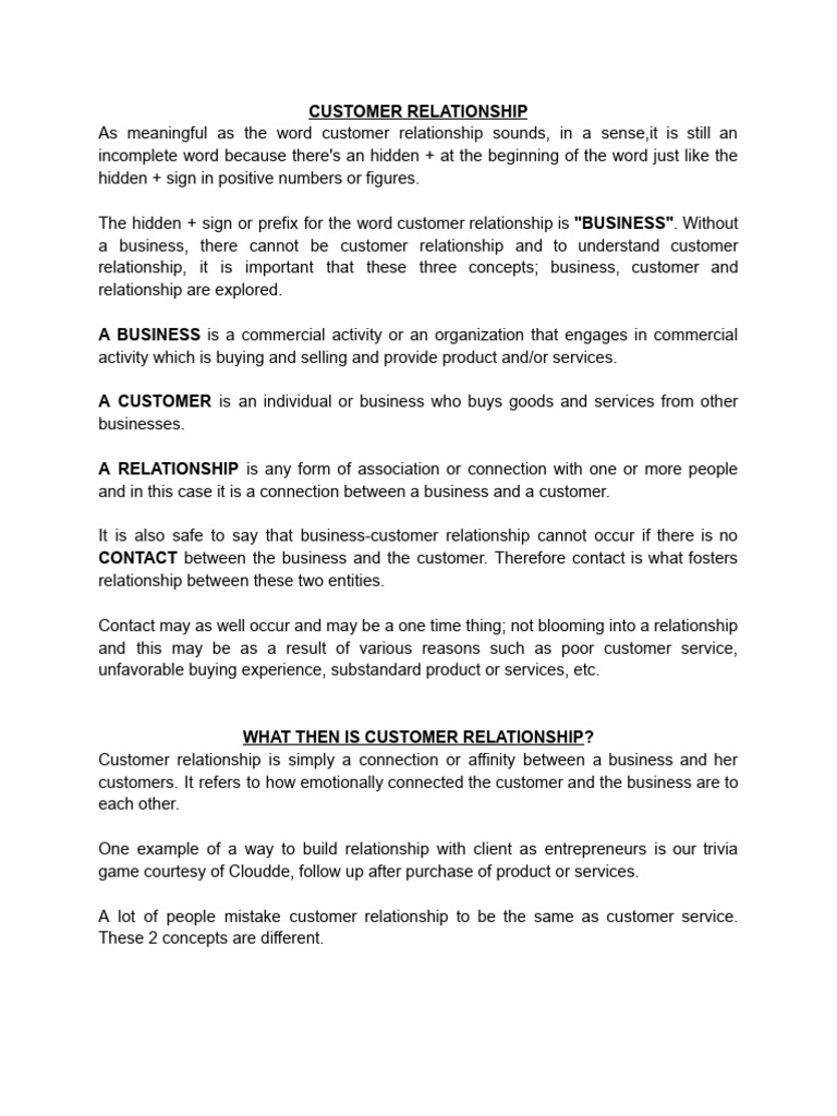CRM - Group Three (Entrepreneurship) | PDF | Customer Relationship ...