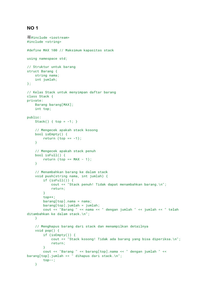 Uts Struktur Data | PDF