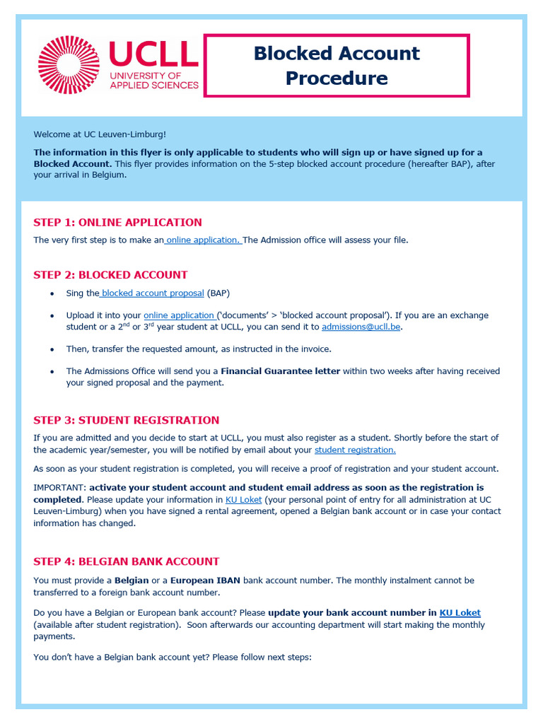 23 24 Flyer Blocked Account | PDF | Cost Of Living | Banking