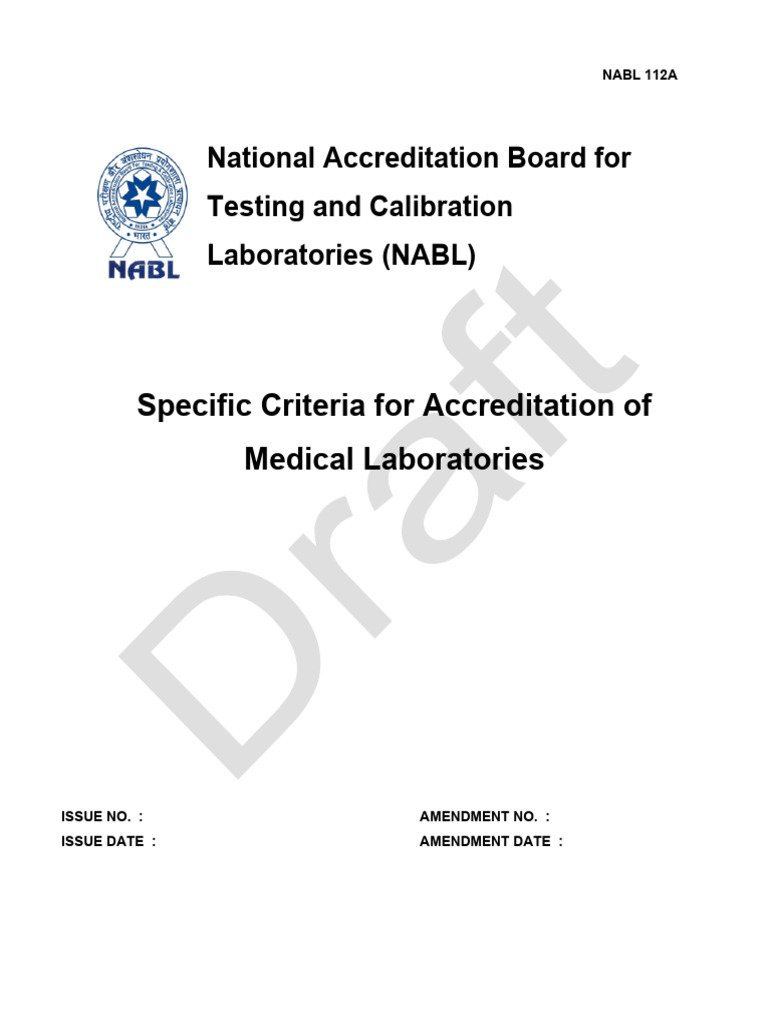 NABL 112A Draft For Comments | PDF | Calibration