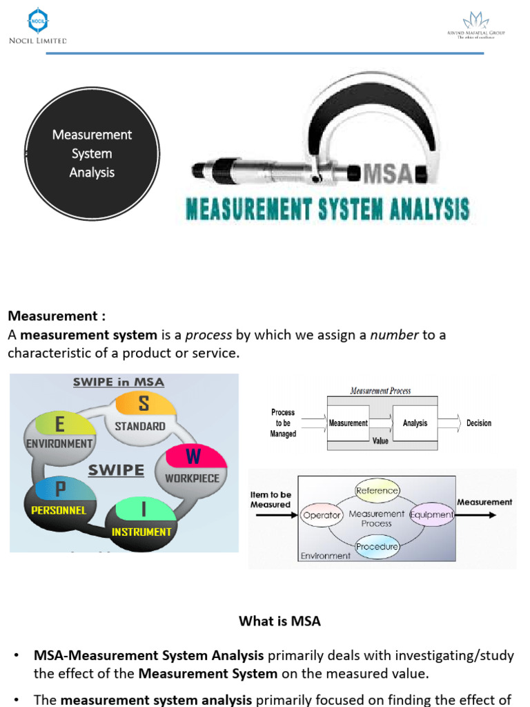 MSA PPT Latest - 240529 - 141424 | PDF | Measurement | Statistics