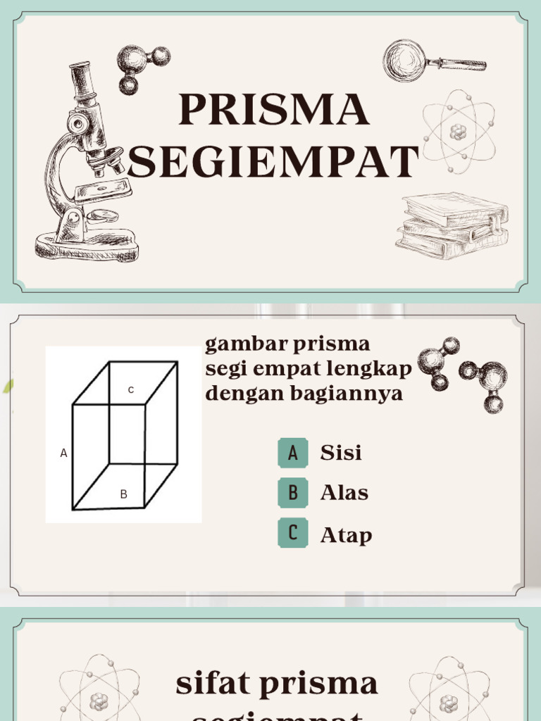 Rumus dan Sifat Prisma Segiempat | PDF | Seni