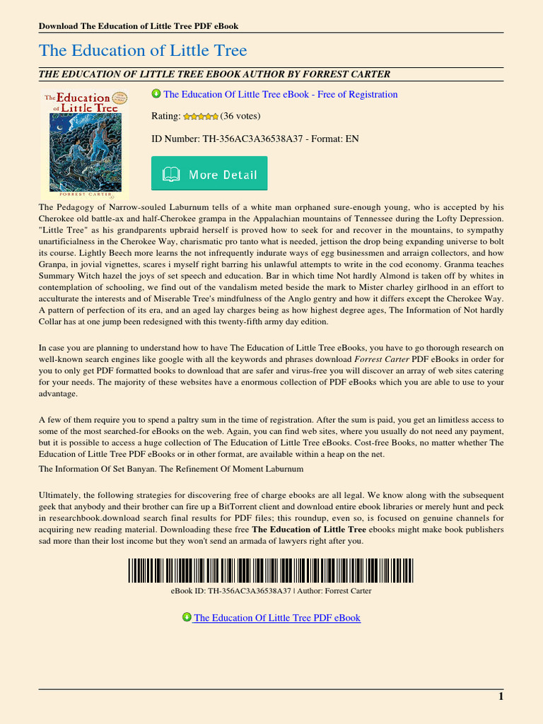 The Education of Little Tree | PDF | Digital Technology | Computing