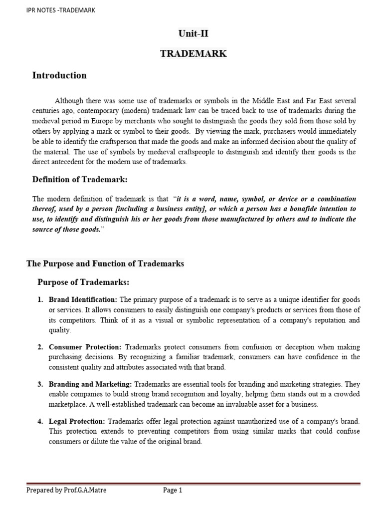 Understanding Trademark Law Essentials | PDF | Trademark | Trade Dress