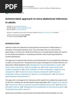 IDSA 2024 Guidelines on Intra-abdominal Infections | PDF | Medical ...