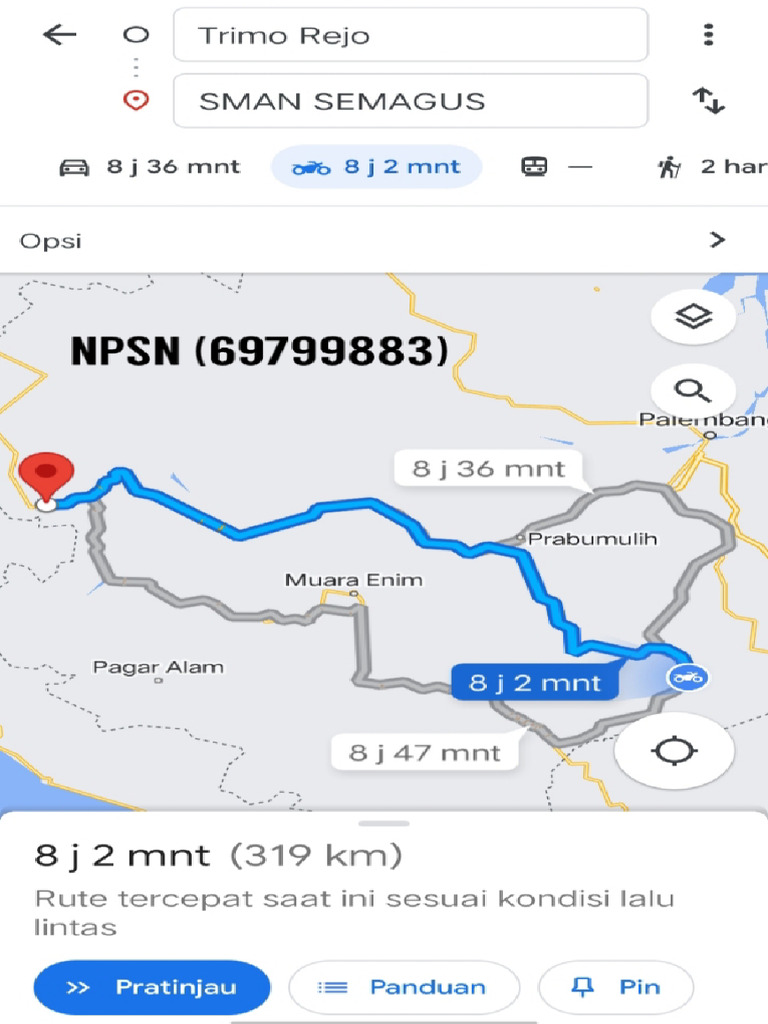 Maps Sman Semagus | PDF