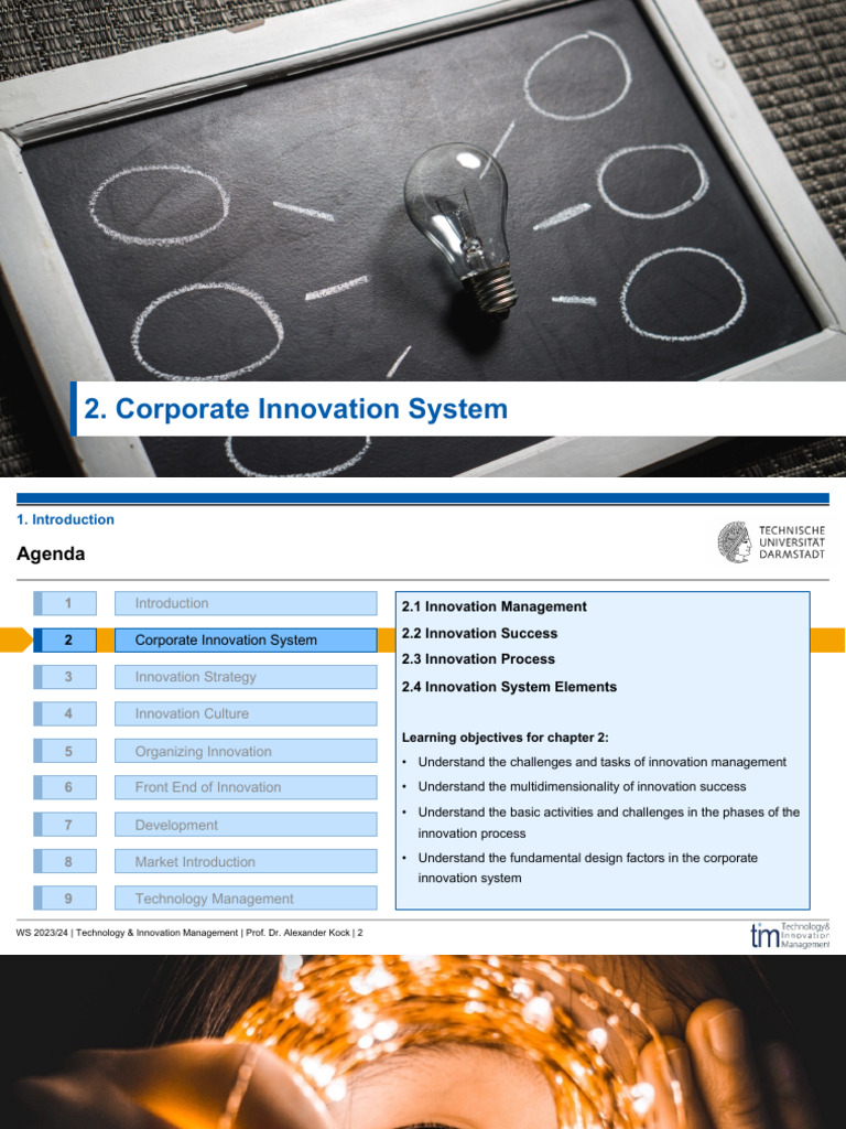 TIM_2_Innovation_System_202324 | PDF | Innovation | Business