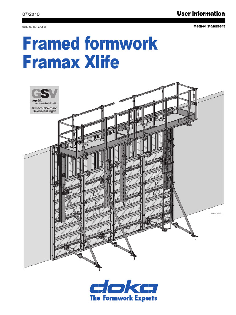 Doka FRAMAX English | PDF | Safety | Occupational Safety And Health