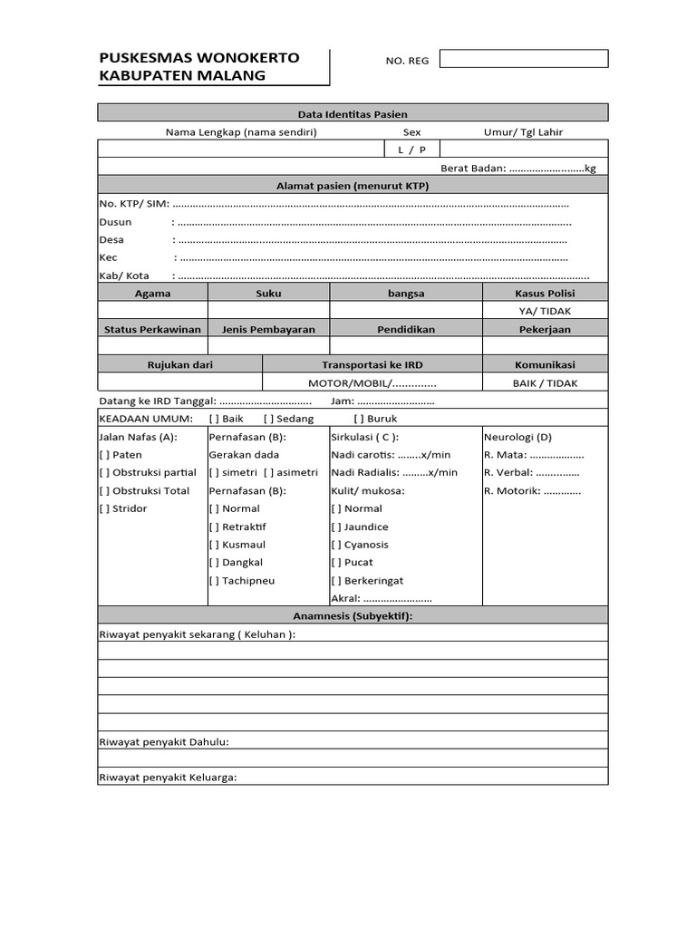 Rmri 09 Lembar Asuhan Keperawatan | PDF