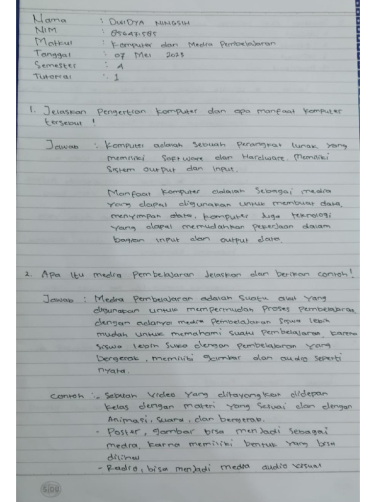 Tugas Komputer Pdf