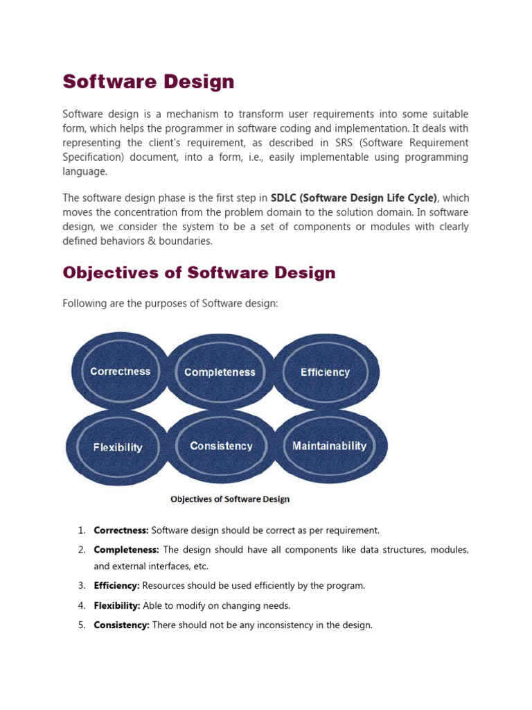Unit 3 Software Design Pdf Class Computer Programming Method Computer Programming
