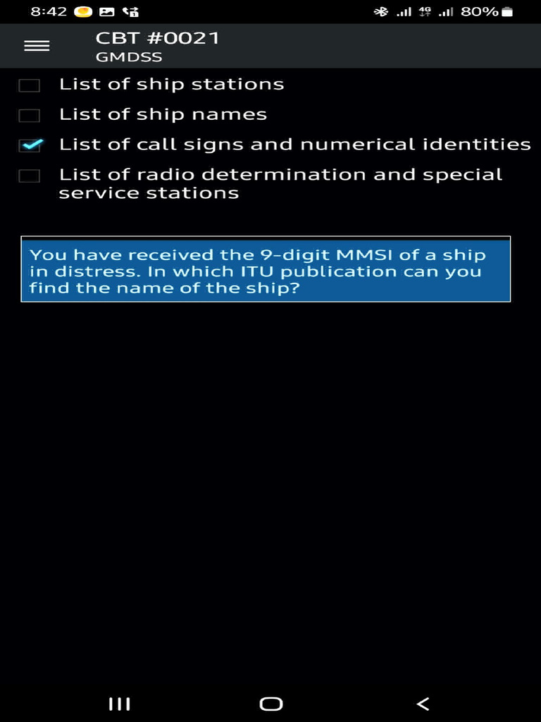 GMDSS Seagull Questions | PDF