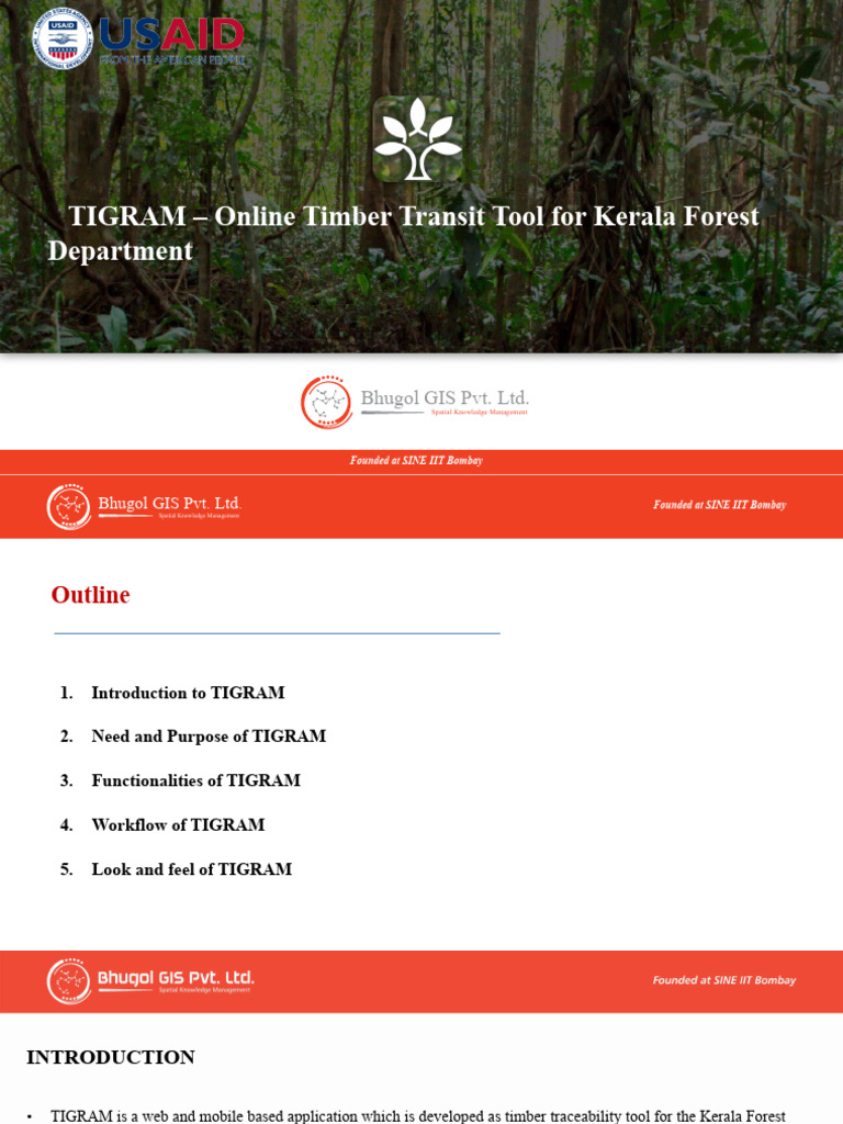 TIGRAM: Timber Tracking Tool for Kerala | PDF | Technology & Engineering