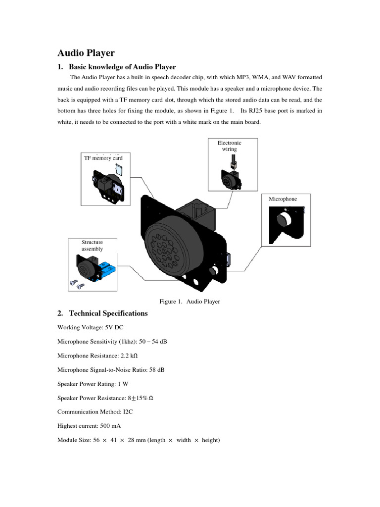 Audio Player | PDF | Usb | Microphone