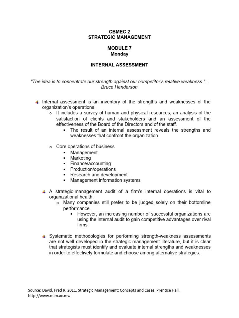 14 CBMEC 2_Internal Assessment (Mod 7 MON) | PDF | Swot Analysis ... 14 CBMEC 2_Internal Assessment (Mod 7 MON) | PDF | Swot Analysis ...
