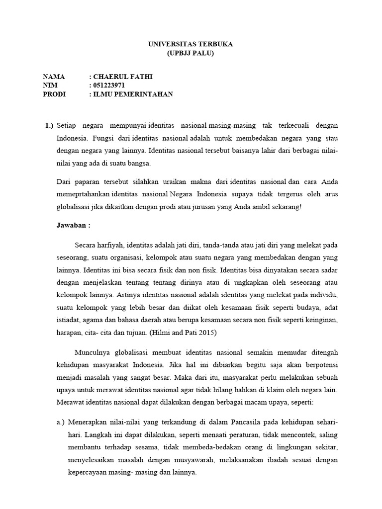 Tugas Mkwu4109 - Chaerul Fathi - PKN | PDF